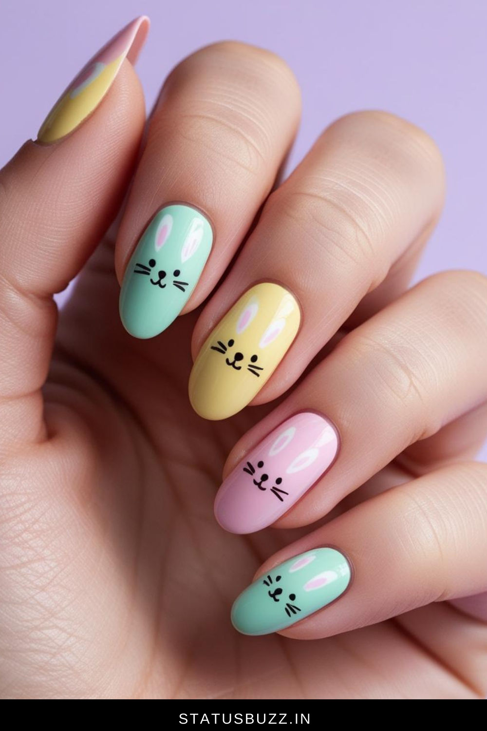40 Stunning Easter Nail Designs You Need to Try This Year - StatusBuzz
